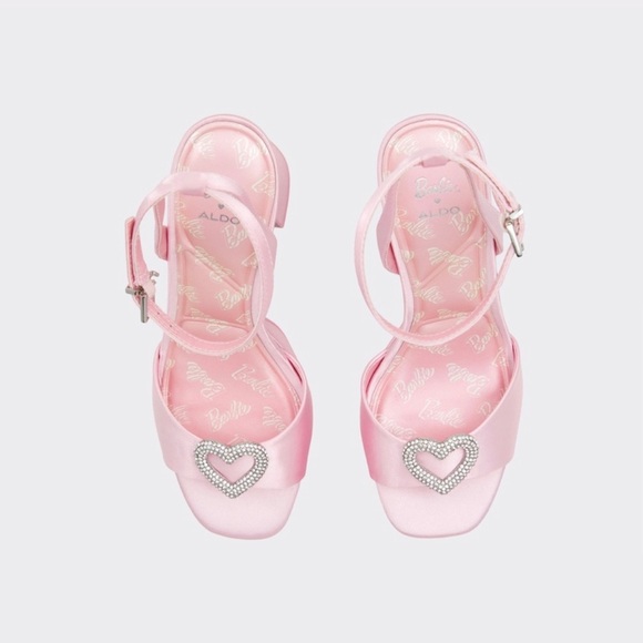 Aldo | Shoes | Sold Out Aldo X Barbie Platform Heels Size 1 Baby Pink ...